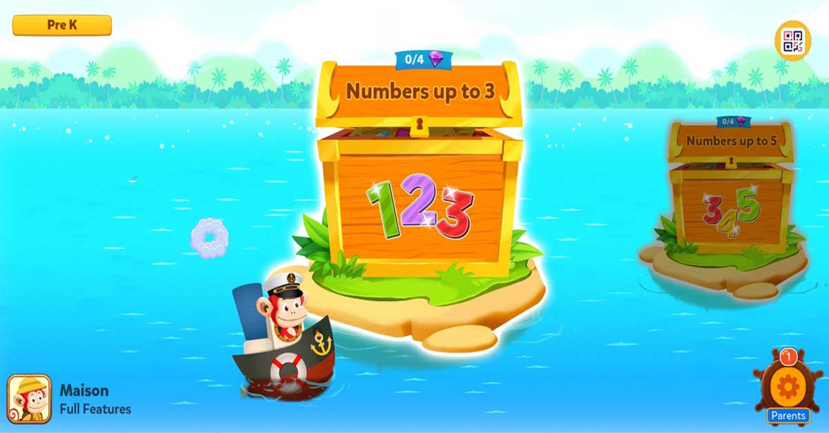 แอปพลิเคชัน Monkey Math สำหรับเด็ก - Amarin Baby & Kids