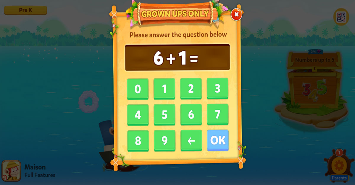 แอปพลิเคชัน Monkey Math สำหรับเด็ก - Amarin Baby & Kids