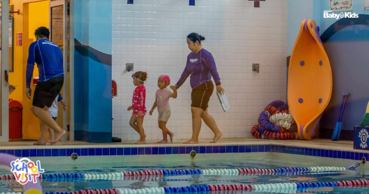 พาทัวร์ โรงเรียนสอนว่ายน้ำ Aqua-Tots Swim Schools - Amarin Baby & Kids