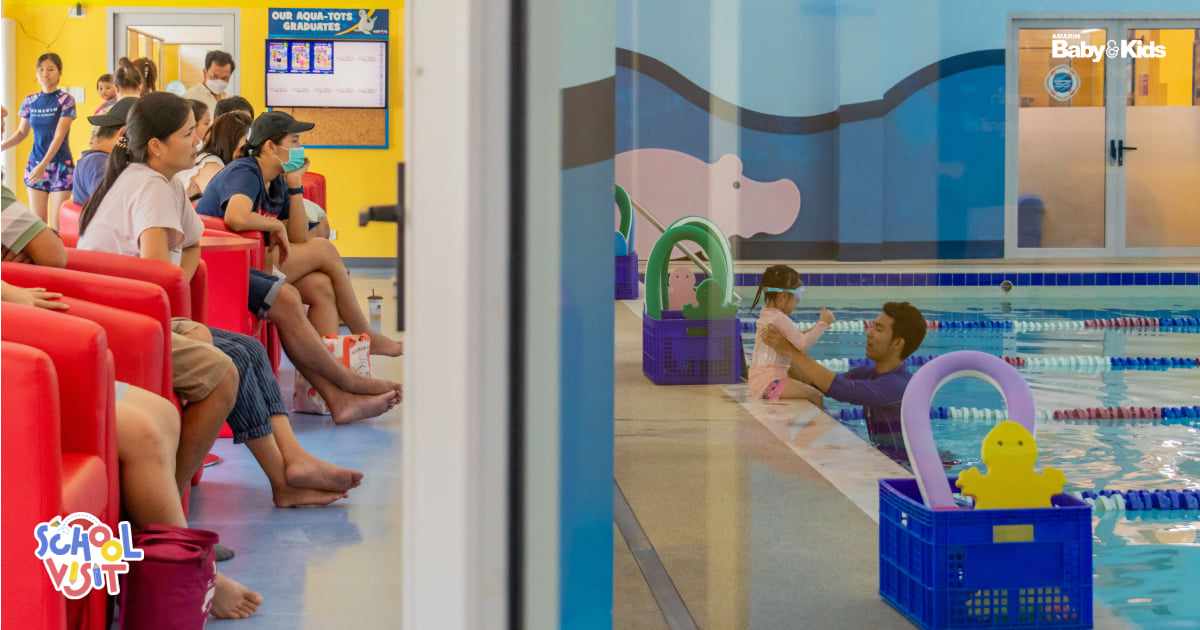 พาทัวร์ โรงเรียนสอนว่ายน้ำ Aqua-Tots Swim Schools - Amarin Baby & Kids